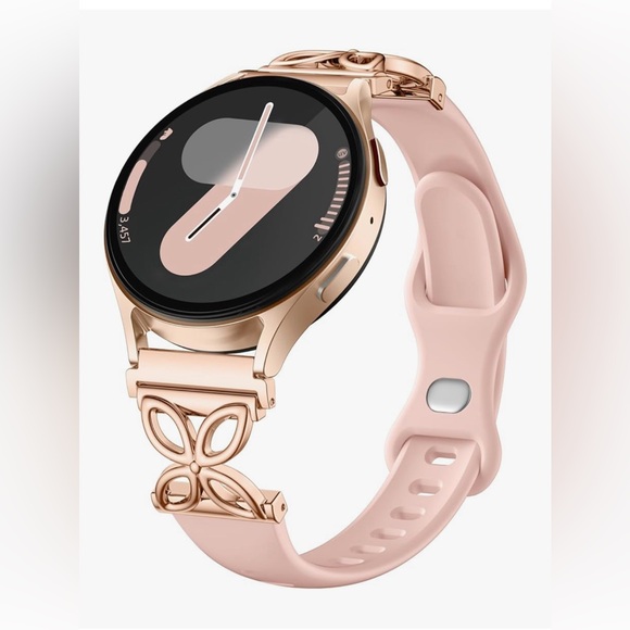 Wearables | Rose Gold Smartwatch With Pink Band | Poshmark
